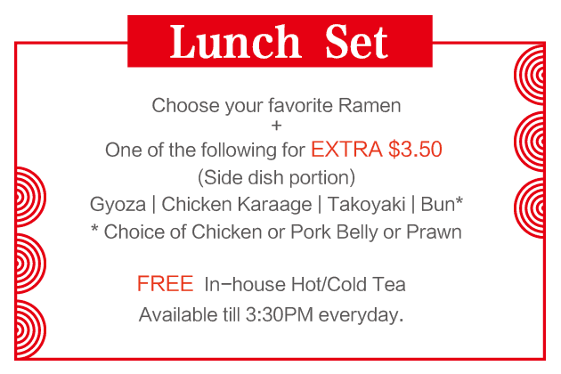 lunch set - Ryo's Noodles - Authentic Japanese Ramen in Adelaide